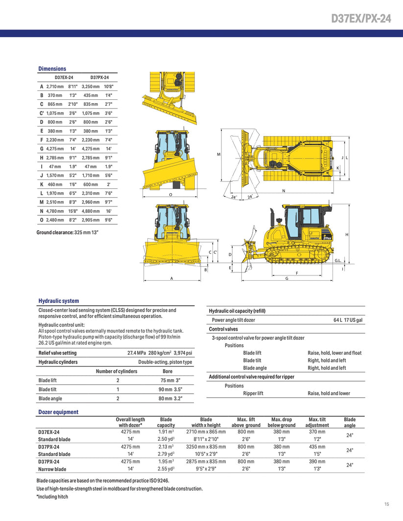 Komatsu D37 – ICR Supply
